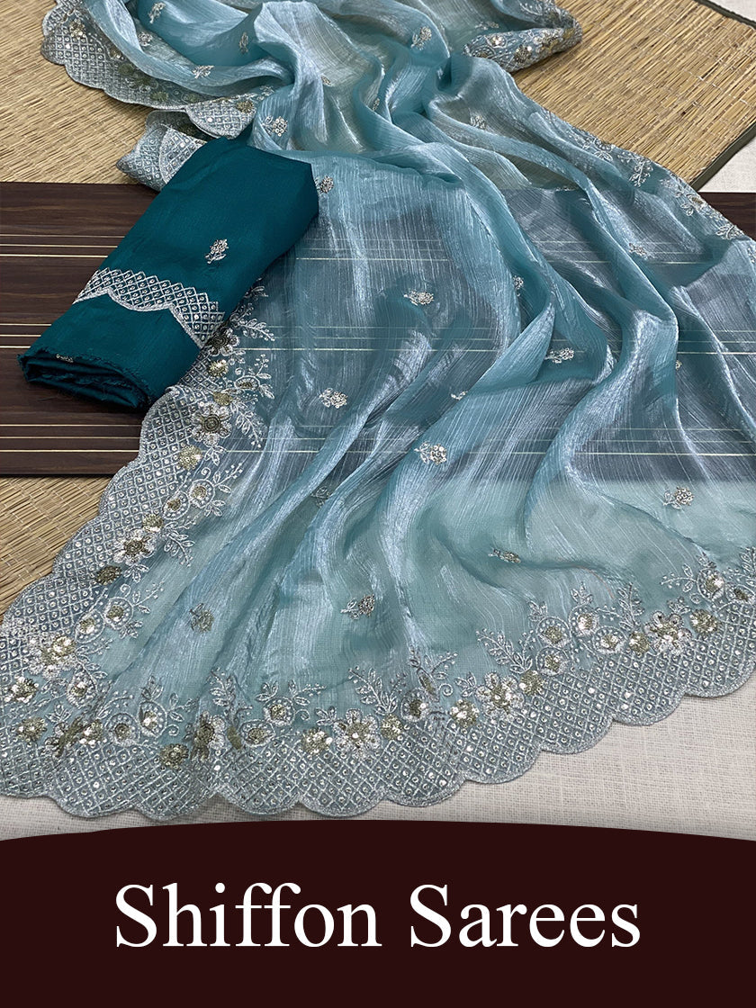 Shiffon Sarees – Well Ethnic Cloth